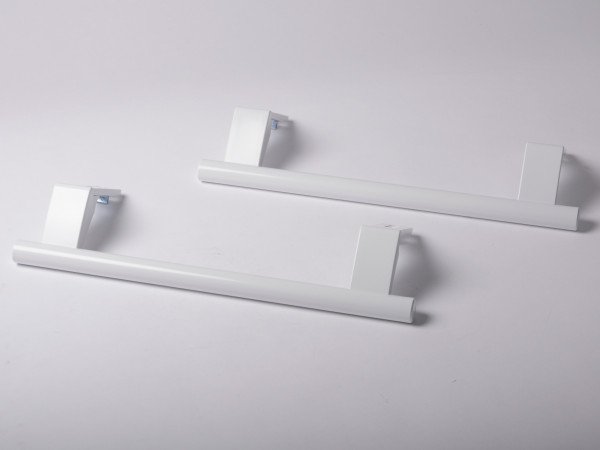 Liebherr hvit plast håndtak til kjøleskap 2 stk